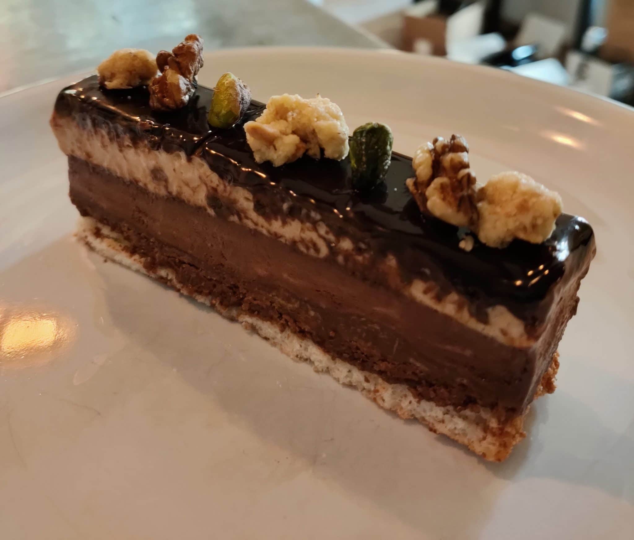 Entremet chocolat , biscuit speculos à la feuillantine – Restaurant Bol ...